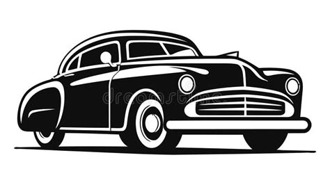 Car Line Icon Logo Simple Outline Style Sign Symbolvector