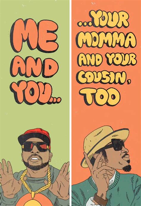 Download Outkast André 3000 Big Boi Comic Illustration Art Wallpaper