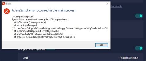 theta edge node javascript error r theta network