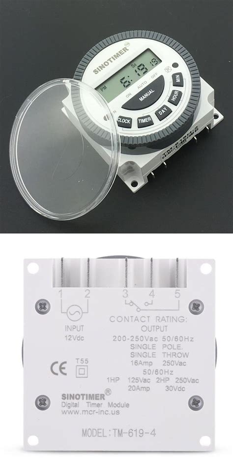 Visit To Buy SINOTIMER Digital Weekly Programmable 12V DC Timer Switch With Waterproof Cover