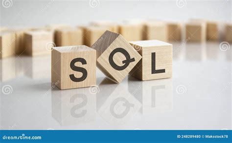 Structured Query Language Database Technology Concept Nosql Stock