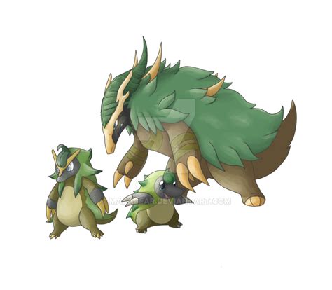 Fakemon Fusion Grass Flying By