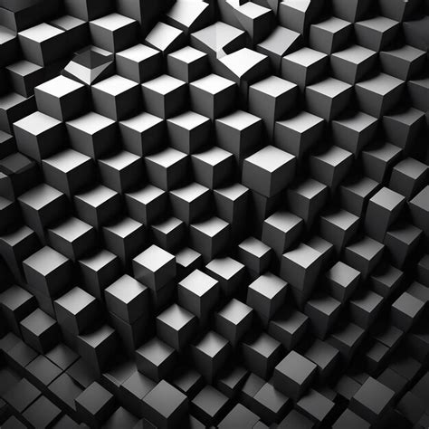 abstract 3d rendering of colorful cubes premium ai generated image