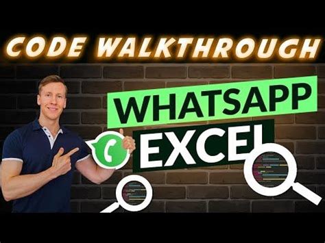 How Does The Excel Whatsapp Bulk Sender Work Vba Code Walkthrough Artofit