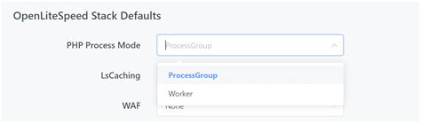 New Wordpress Website Build Configuration Settings Gridpane