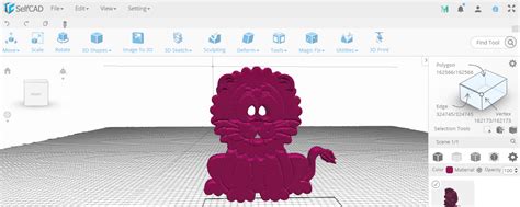 how to convert a 2d image into a 3d shape in selfcad