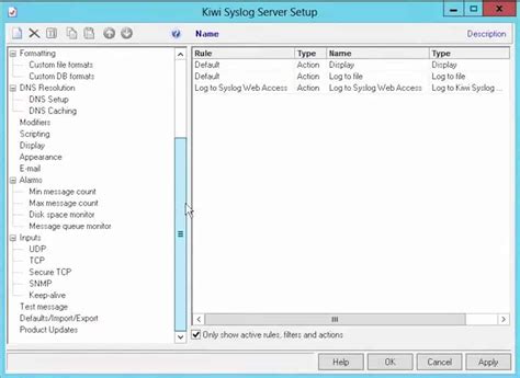 Solarwinds Kiwi Syslog Server Review