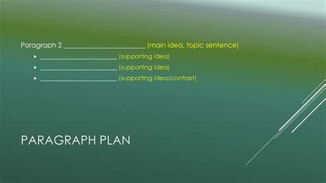Organising Ideas And Structuring Paragraphs Ppt Download