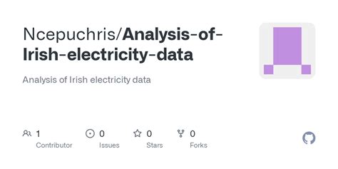Github Ncepuchrisanalysis Of Irish Electricity Data Analysis Of Irish Electricity Data