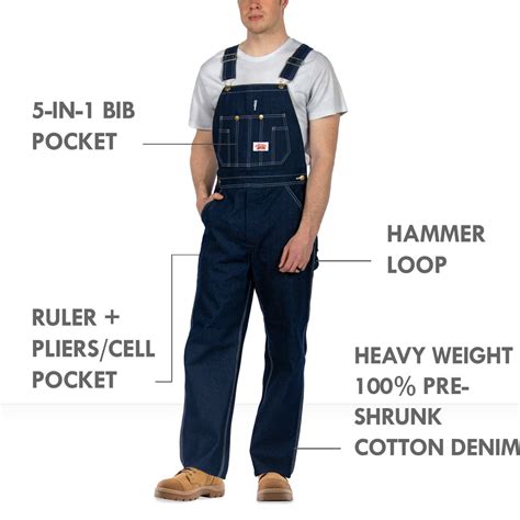 Round House Made In Usa Bib Overalls American Made For 112 Years