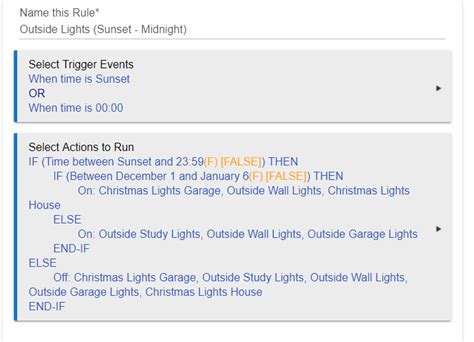 Lighting Rule Not Working 📐 Rule Machine® Hubitat