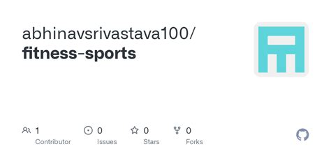 Github Abhinavsrivastava100 Fitness Sports