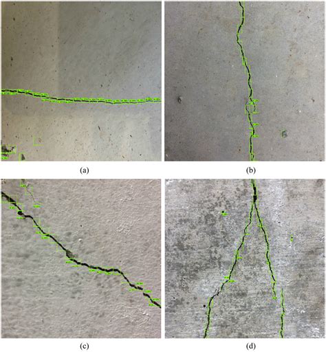 Four Kinds Of Crack Detection A Vertical Crack B Horizontal