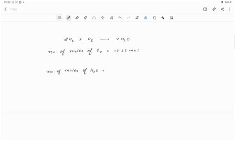 Solved Consider The Following Reaction 2h2 O2 2h2o How Many