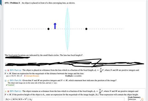Solved 0 ﻿problem 3 An Object Is Placed In Front Of A