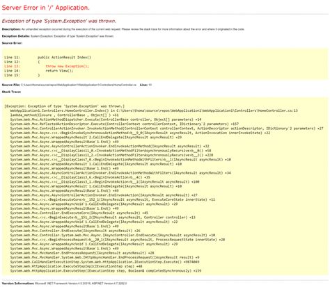 How To Fix Server Error In Application In Aspnet Aspnet Hosting Tips And Guides
