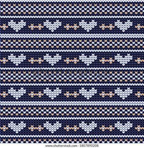 Knit Pattern Knitting Effect Illustration Design Stock Illustration 1807890208 Shutterstock