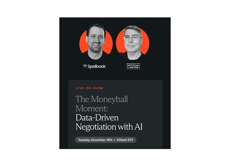 Webinar Moneyball For Contracts Data Driven Negotiation Artificial