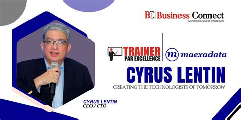 Cyrus Lentin Business Connect Magazine
