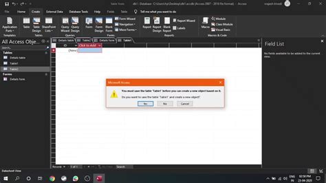 How To Edit An Existing Database With Ms Access Youtube