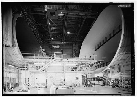 5 View North Of Test Section In Full Scale Wind Tunnel With Free