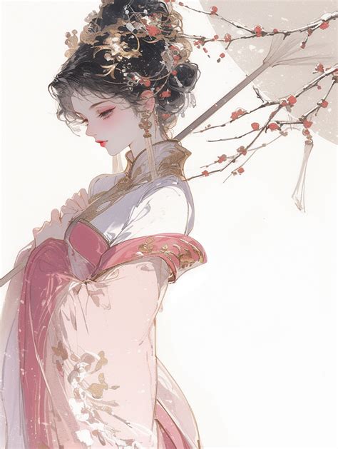 9 位古典美女！一睹中国风 ai 美人的绝代风华！ 优设9图 设计知识短内容