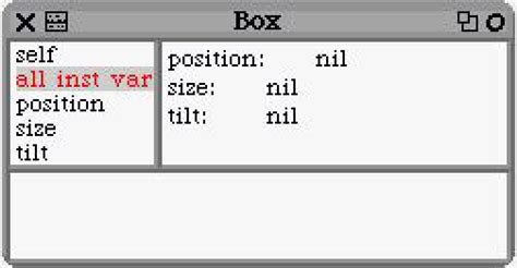 4 Inspecting A Non Initialized Box All Its Instance Variables Are Download Scientific