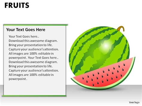 Fruits Powerpoint Presentation Slides Powerpoint Slides Diagrams