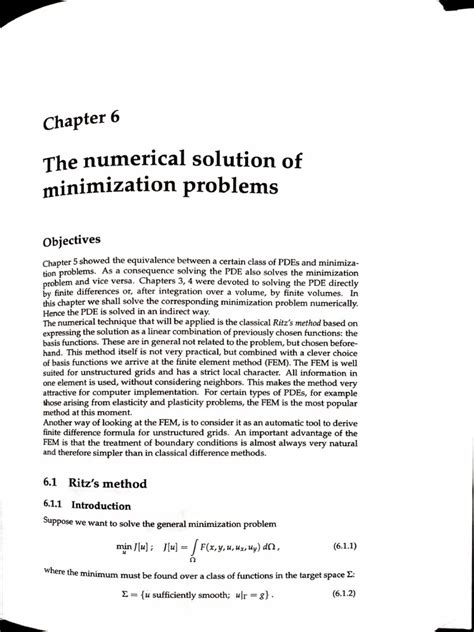 Chapter 6 Part 1 Pdf Finite Element Method Partial Differential