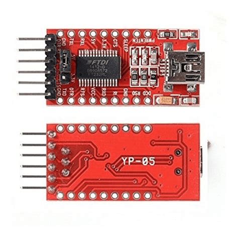 Adaptador Usb Seriae Ttl Ft232 Ftdi 5 5v Y 3 3v Arduino