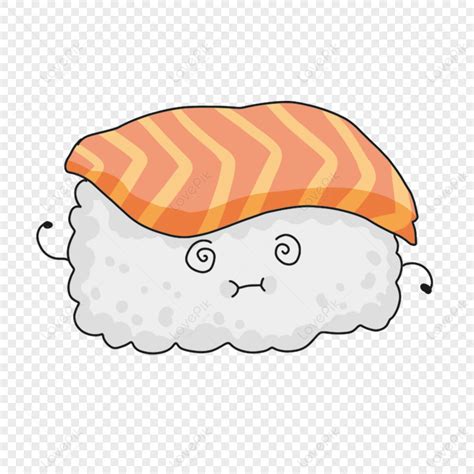 어지러운 연어 초밥 일러스트맛있는아름다운전통 Png 일러스트 무료 다운로드 Lovepik