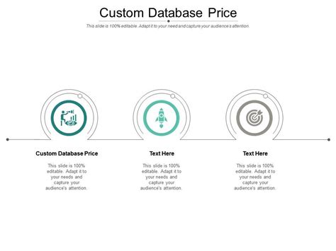 Custom Database Price Ppt Powerpoint Presentation Model Rules Cpb Presentation Graphics