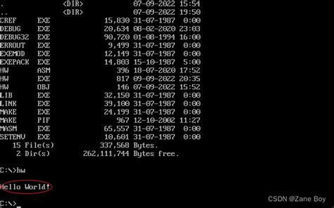 【实验报告】 微处理器原理与应用 cpuhomework1 1 【masm for windows dosbox 虚拟dos环境 调试 debug基本命令 虚拟机安装 ms dos】 masm