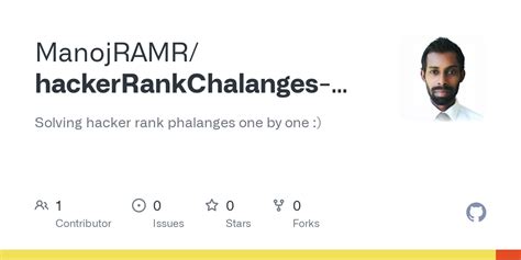 Github Manojramr Hackerrankchalanges Javascript Basic Solving Hacker Rank Phalanges One By One