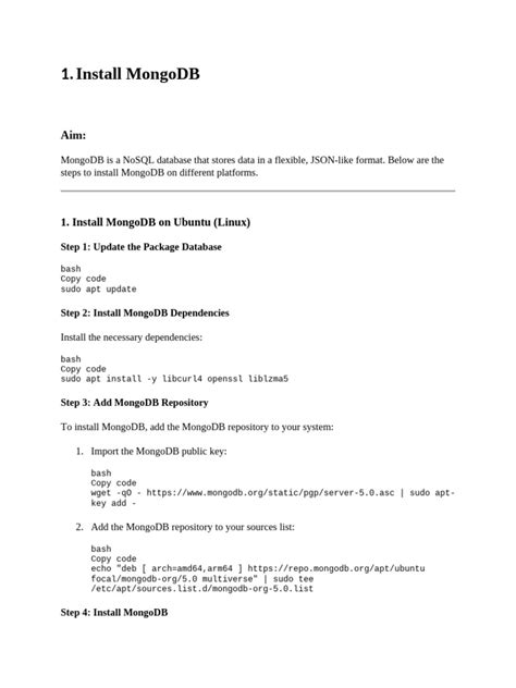 stream processing lab manual pdf mongo db apache spark
