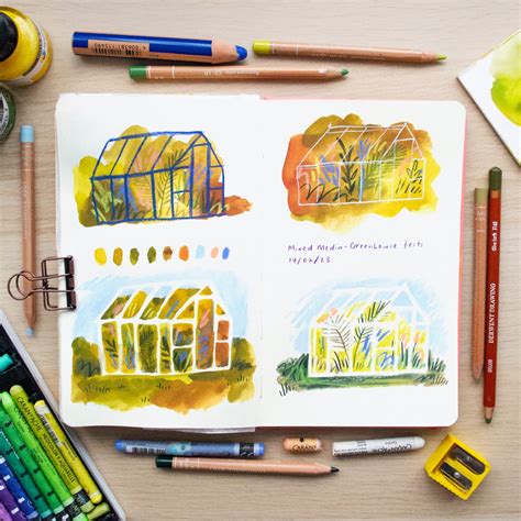 Katie Moody On Twitter Greenhouse Experiments In The Sketchbook The