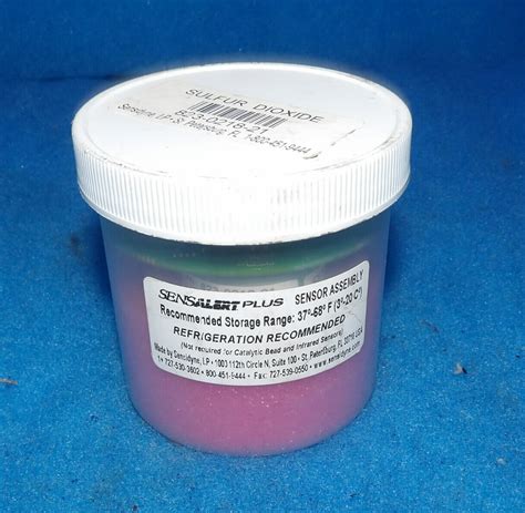 Nos Sulfur Dioxide H2s Filtered So2 Ec Nd 0 20 0 Ppm Fm Gas Detection Sensor 1 Year