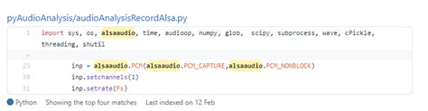 Is Pyalsaaudio A Dependency · Issue 333 · Tyiannakpyaudioanalysis