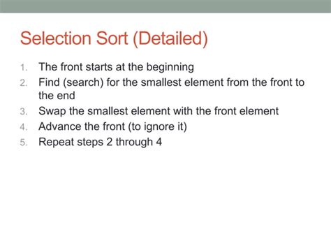 Introduction To Sorting Algorithm For Beginners Ppt