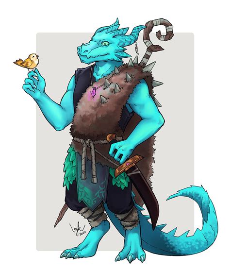 Dragonborn Druid By Raposavyk On Deviantart