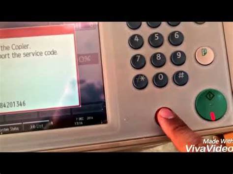 How To Reset Ricoh Error Code Sc542 Sc546 Sc548 Problem 2018 YouTube