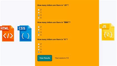 Multiple Choice Quiz Using Html Css And Javascript By Codewithrandom