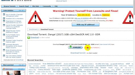 How To Download Torrents Files From Extratorrent Cc YouTube