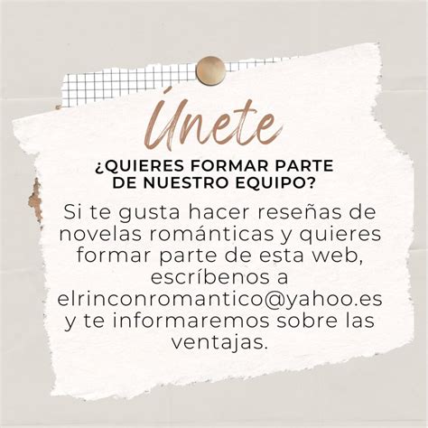Novelas Y Reseñas El Rincón Romántico