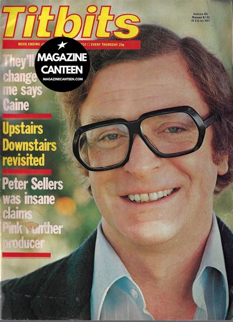 80s Titbits Magazine Michael Caine Magazine Canteen