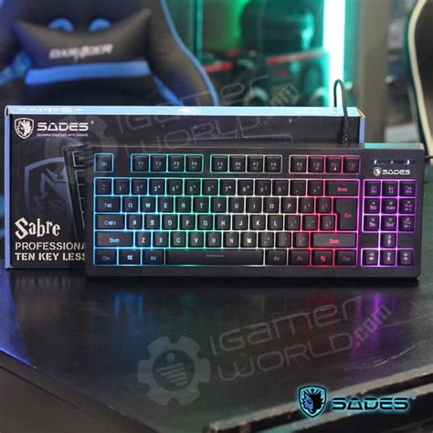 Jual Aman Sades Sabre Gaming Keyboard Bagus Shopee Indonesia