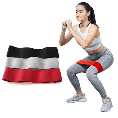Polyester Cotton Fabric Fitness Loop Elastic Exercise Hip Circle Band Buy Hip Circle Band Hip