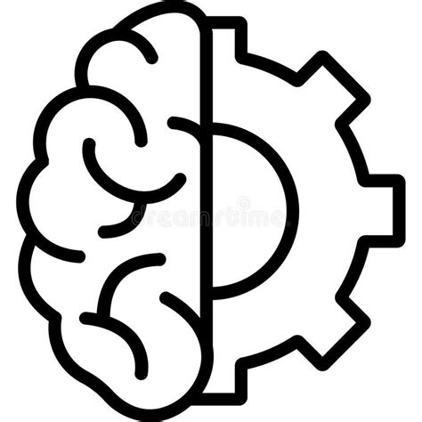 Brainstorming Outline Vector Icon That Can Easily Edit Or Modify Stock Vector Illustration