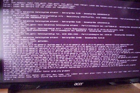 grub2 ubuntu fails to boot after update ask ubuntu