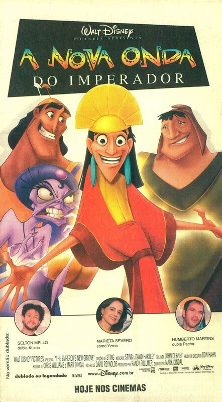 The Emperors New Groove Brazilian Portuguese Cast Charguigou